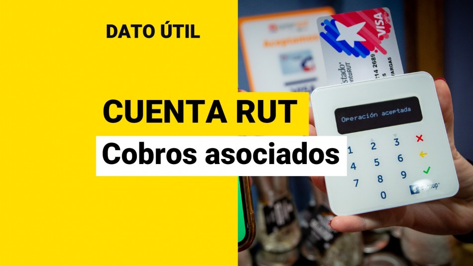 Cuenta RUT: Estos son los cobros asociados a la tarjeta - Meganoticias