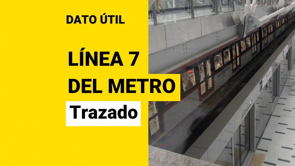 Línea 7 del Metro de Santiago: Conoce el trazado y las estaciones ...