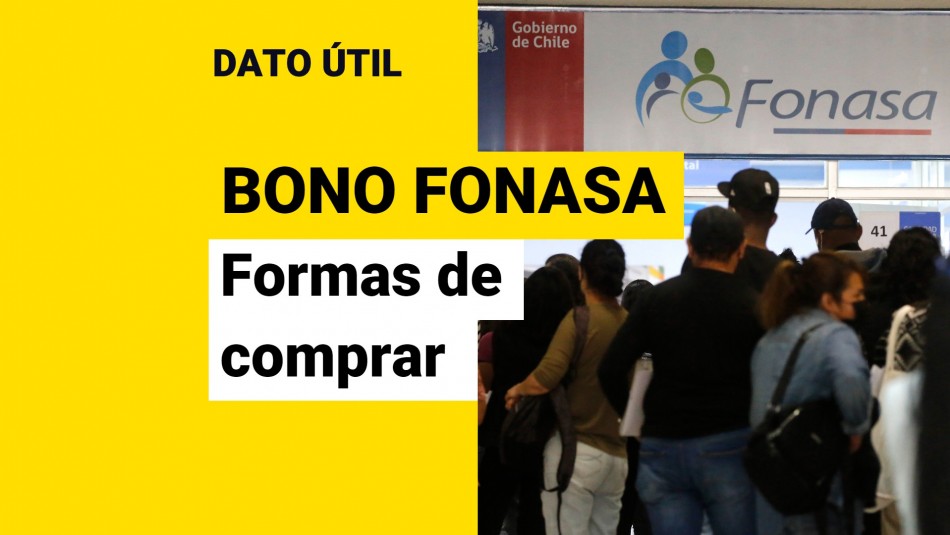 Fonasa: Conoce todas las formas en que puedes comprar un bono - Meganoticias