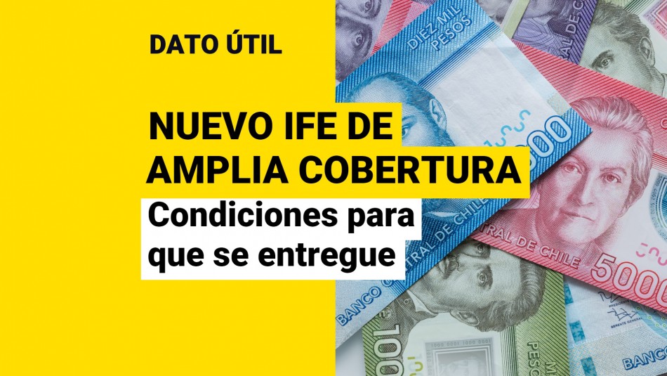 IFE de amplia cobertura: ¿Qué condiciones se deberían cumplir para que ...