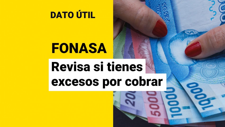Devolución de excesos de Fonasa: Conoce si tienes dinero por cobrar - Meganoticias