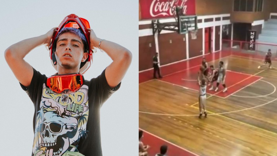 ¡No solo canta! AK4:20 se unió a liga de básquetbol en Talca y marcó un ...