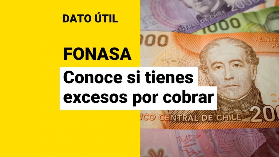 Devolución de excesos de Fonasa: ¿Cómo saber si me corresponden dineros? - Meganoticias