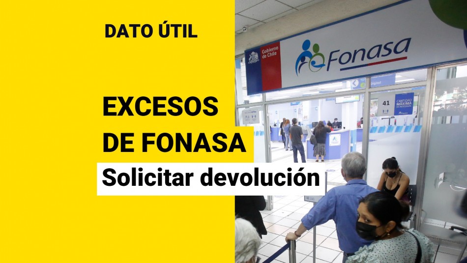 Devolución de excesos de cotizaciones en Fonasa: Esta es la fecha límite para solicitar el pago ...
