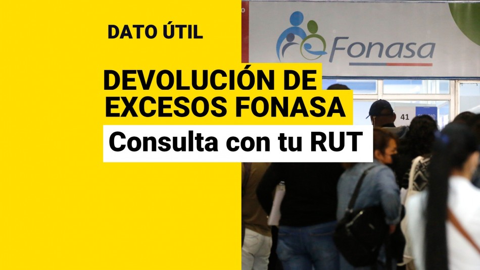 Devolución de cotizaciones pagadas en exceso de Fonasa: Conoce cómo solicitar el dinero ...