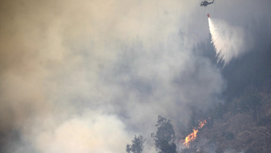 Onemi Declara Alerta Roja Por Incendio Forestal En Tres Comunas Del