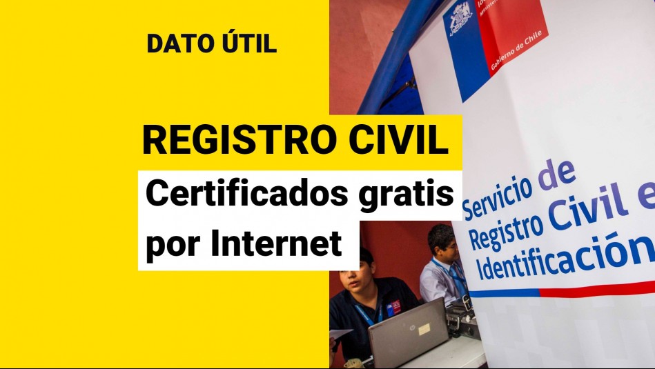 Registro Civil: Estos son los certificados gratuitos que puedes descargar por Internet ...