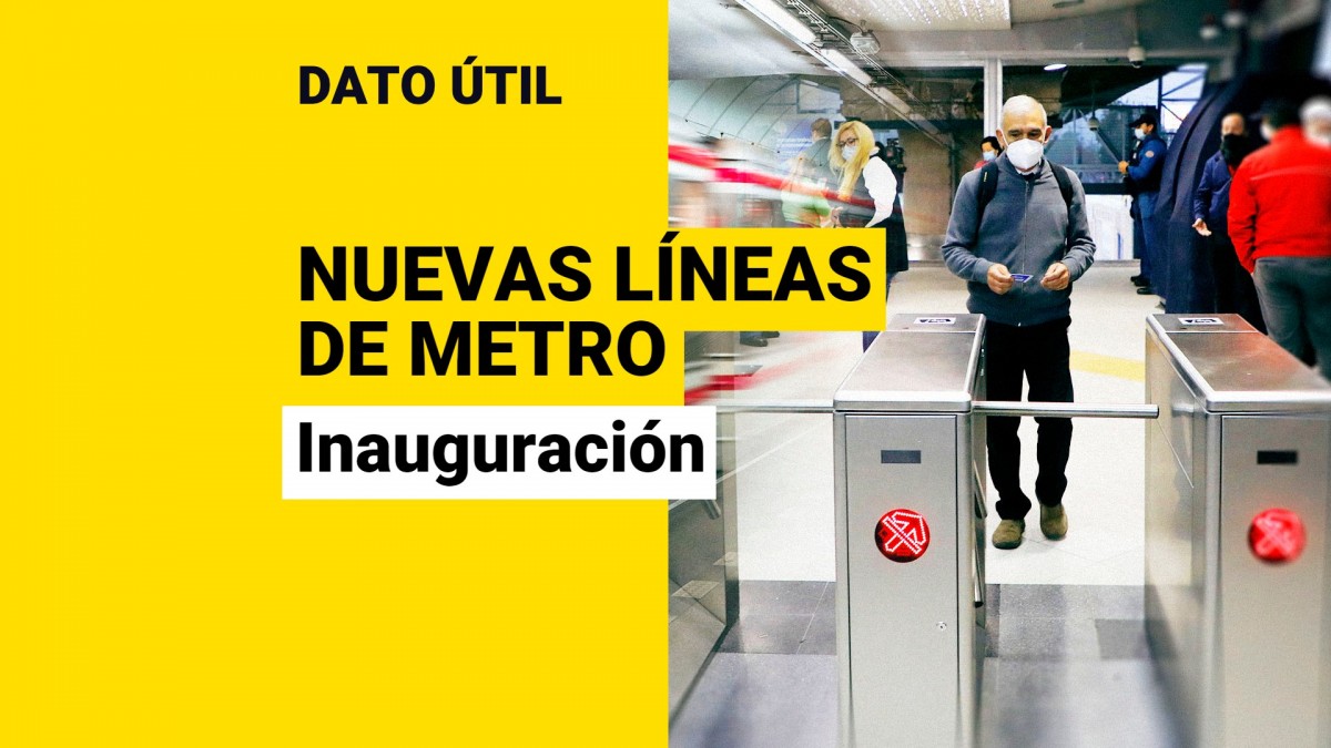 Nuevas Líneas de Metro: Esta será la primera en inaugurarse - Meganoticias