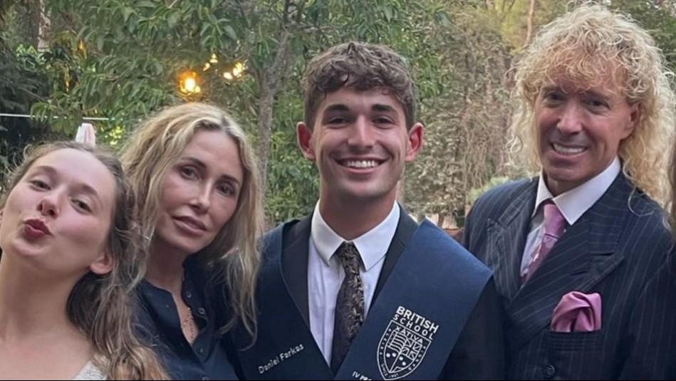 Hijo de Leonardo Farkas se graduó del colegio en compañía de toda su ...