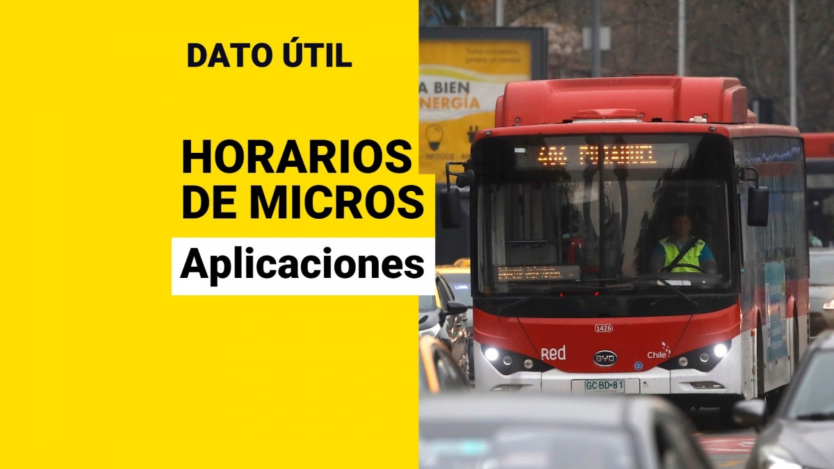 ¿A qué hora pasa la micro? Con estas aplicaciones puedes ver cuándo ...