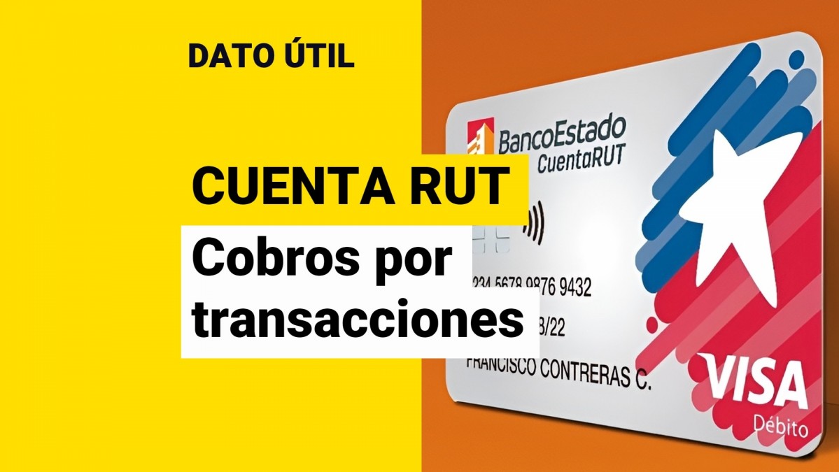Cuenta RUT: ¿Cuáles son las transacciones que tienen cobro? - Meganoticias