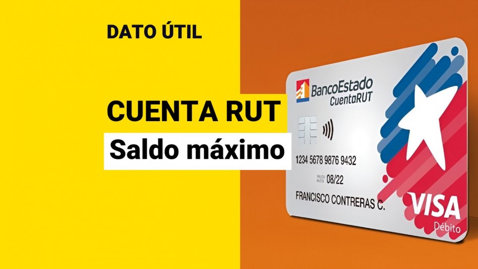 Cuenta RUT: ¿Cuál es el monto máximo que puedes tener en tu tarjeta?