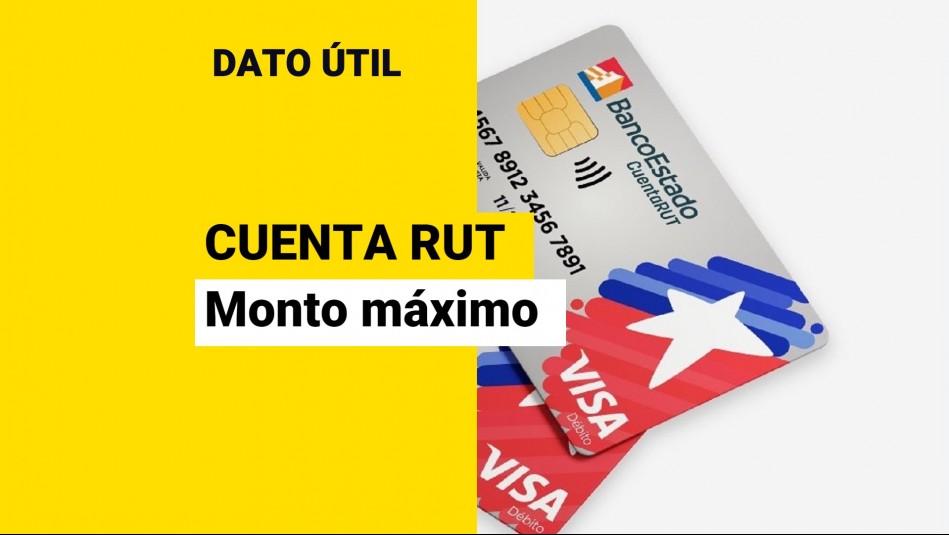 Cuenta RUT: Este es el monto máximo que puedes tener en tu tarjeta