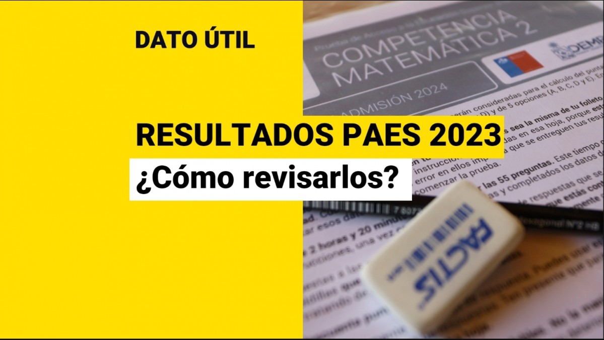Resultados PAES 2023: ¿Dónde se podrán revisar los puntajes? - Meganoticias