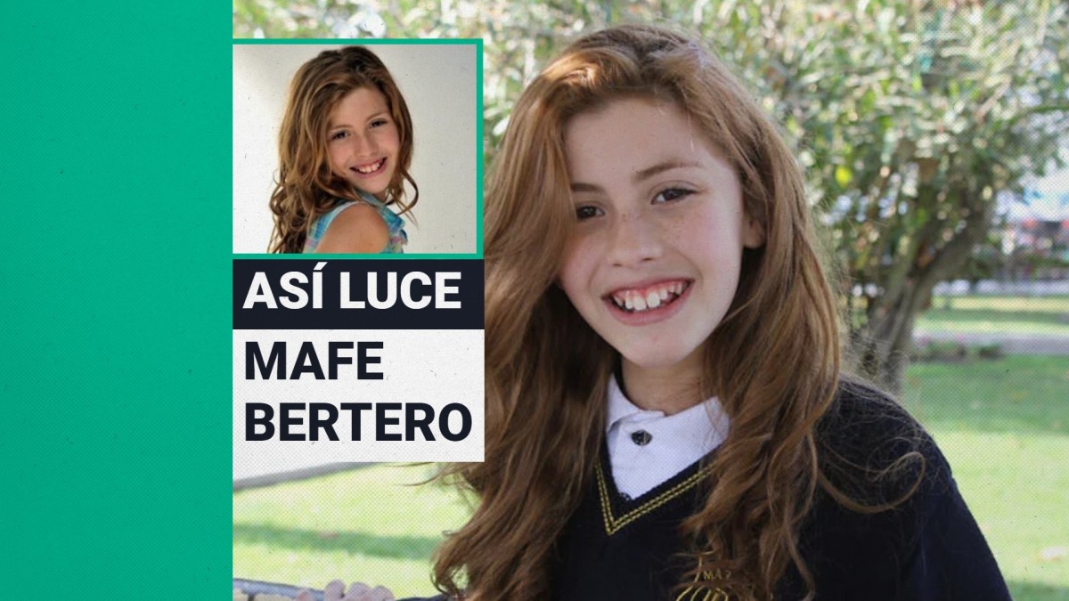 Así huce hoy Mafe Bertero: Alejada de la actuación y estudiando ... Así huce hoy Mafe Bertero: Alejada de la actuación y estudiando ...