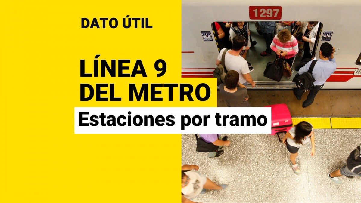 Línea 9 del Metro: Estas son las estaciones que tendrá cada tramo ...
