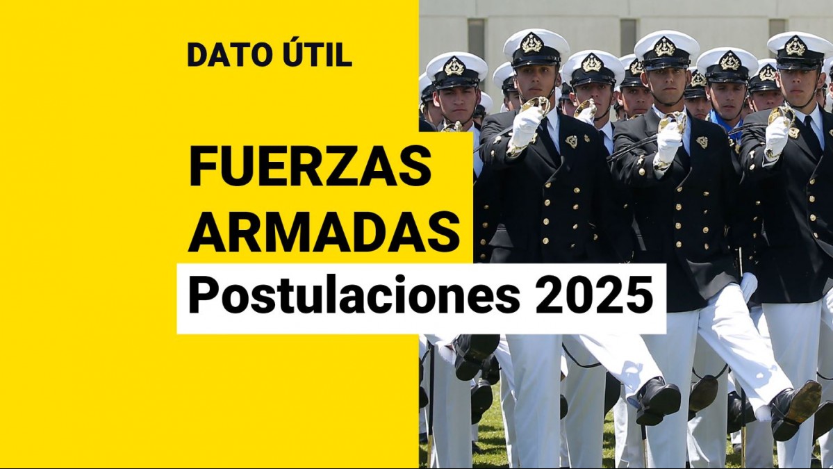 Admisión 2025 a las Fuerzas Armadas: ¿Cuáles son las fechas de postulación y los sueldos que se ...