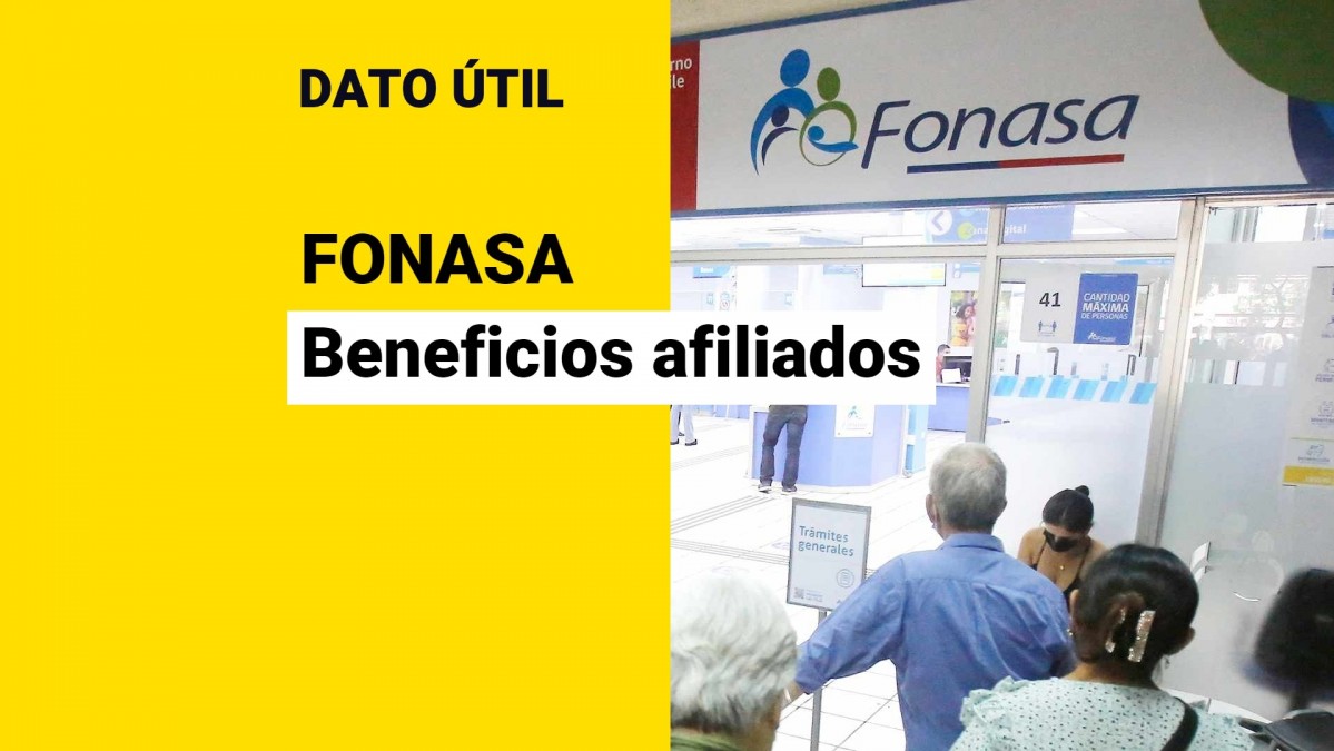 Los beneficios que pueden recibir quienes están afiliados a Fonasa - Meganoticias