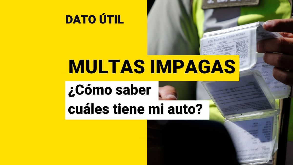 ¿Cómo saber si mi auto tiene multas impagas? - Meganoticias