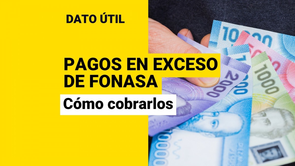 Pagos en exceso de Fonasa: ¿Cómo puedo cobrarlos? - Meganoticias