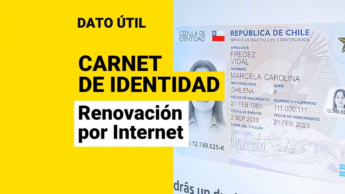 ¿Tu carnet venció? Así puedes renovar tu cédula de identidad por Internet - Meganoticias