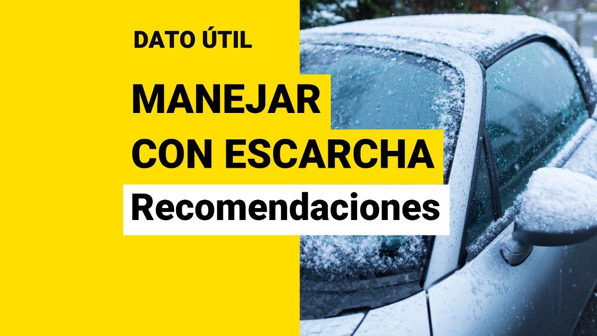 Conducción con escarcha: Revisa estas recomendaciones para manejar con ...