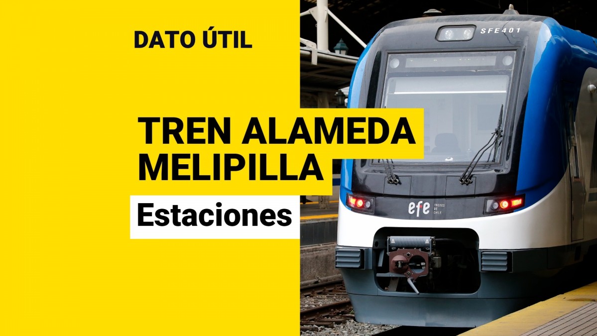 Proyecto de tren tramo Alameda - Melipilla sigue avanzando: ¿Cuáles ...