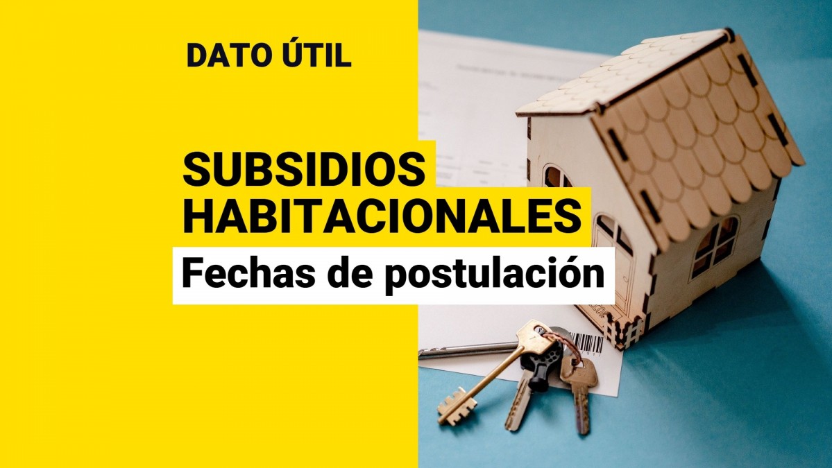 Subsidios habitacionales 2025: Conoce las fechas de postulación para ...