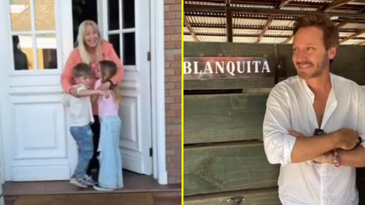 Paseo en helicóptero y un emotivo reencuentro con su abuela: Así fue la visita de los hijos de ...